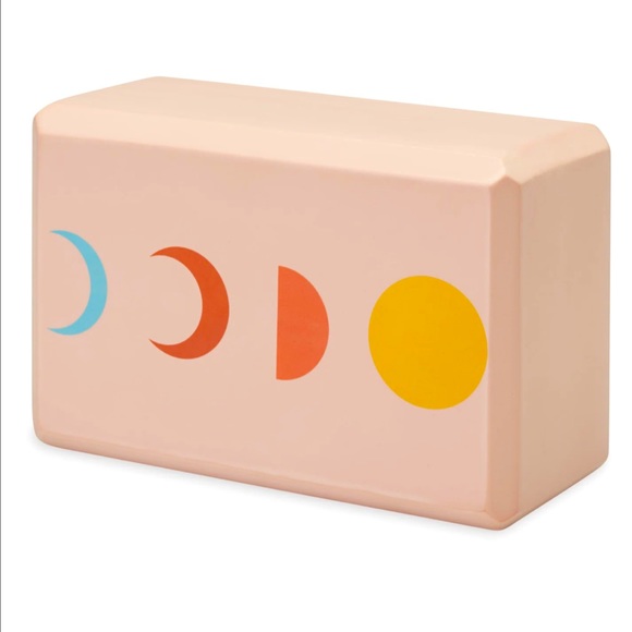 Anthropologie | Accessories | Nwt Pop Sugar Moon Phases Pink Yoga Block ...